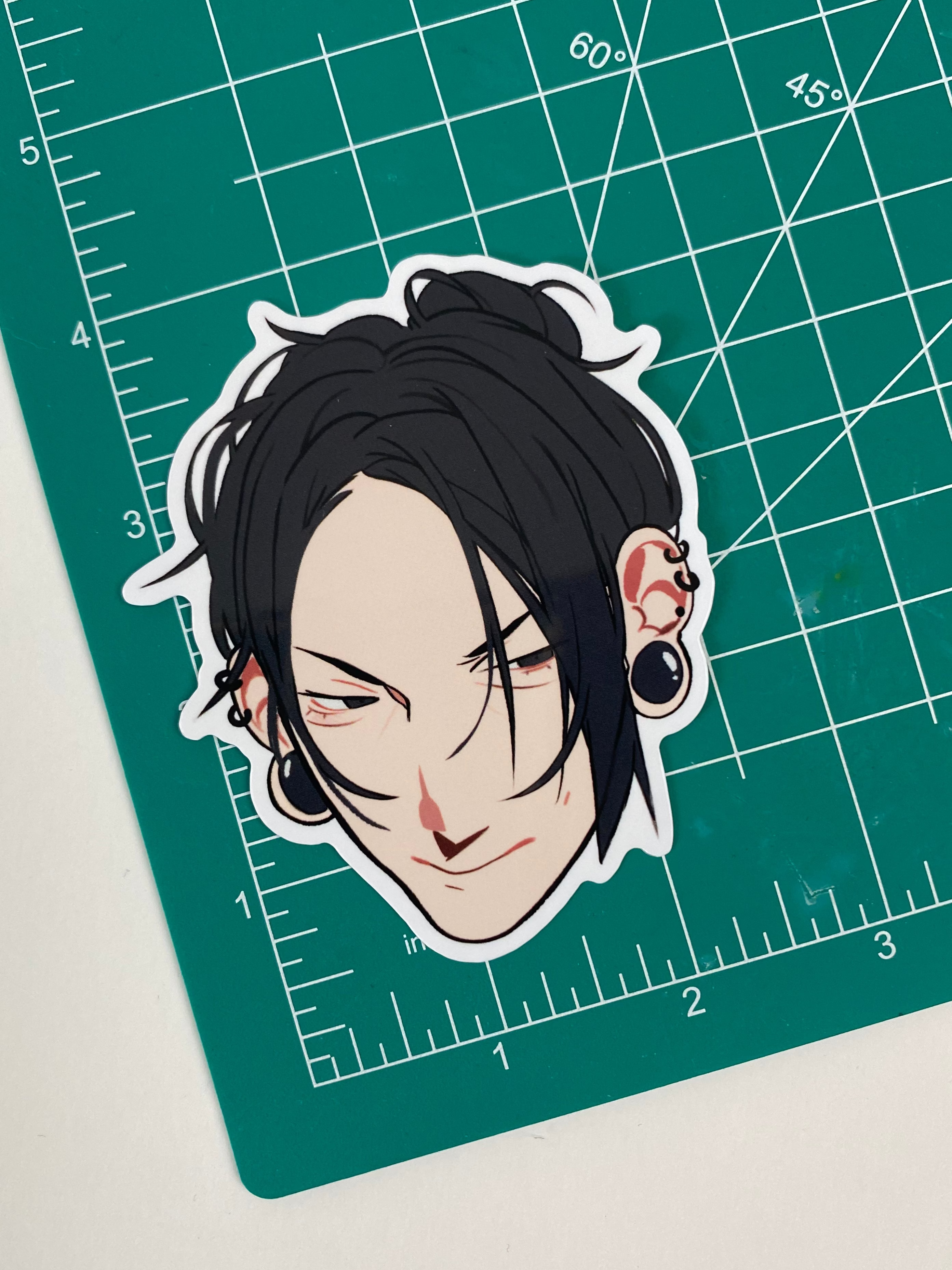 Sticker: Geto's head – SHINON CREATIONS INC
